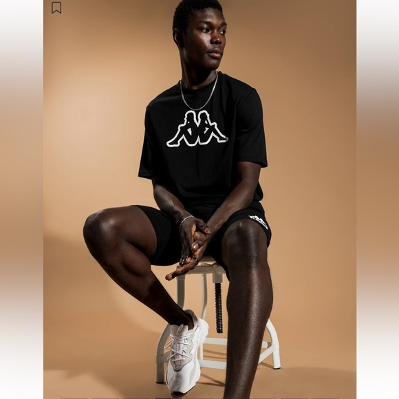 Kappa | Shirts | Kappacromok Logo Short Sleeve Tee Black | Poshmark